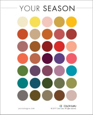 Your season color card - Color Guru